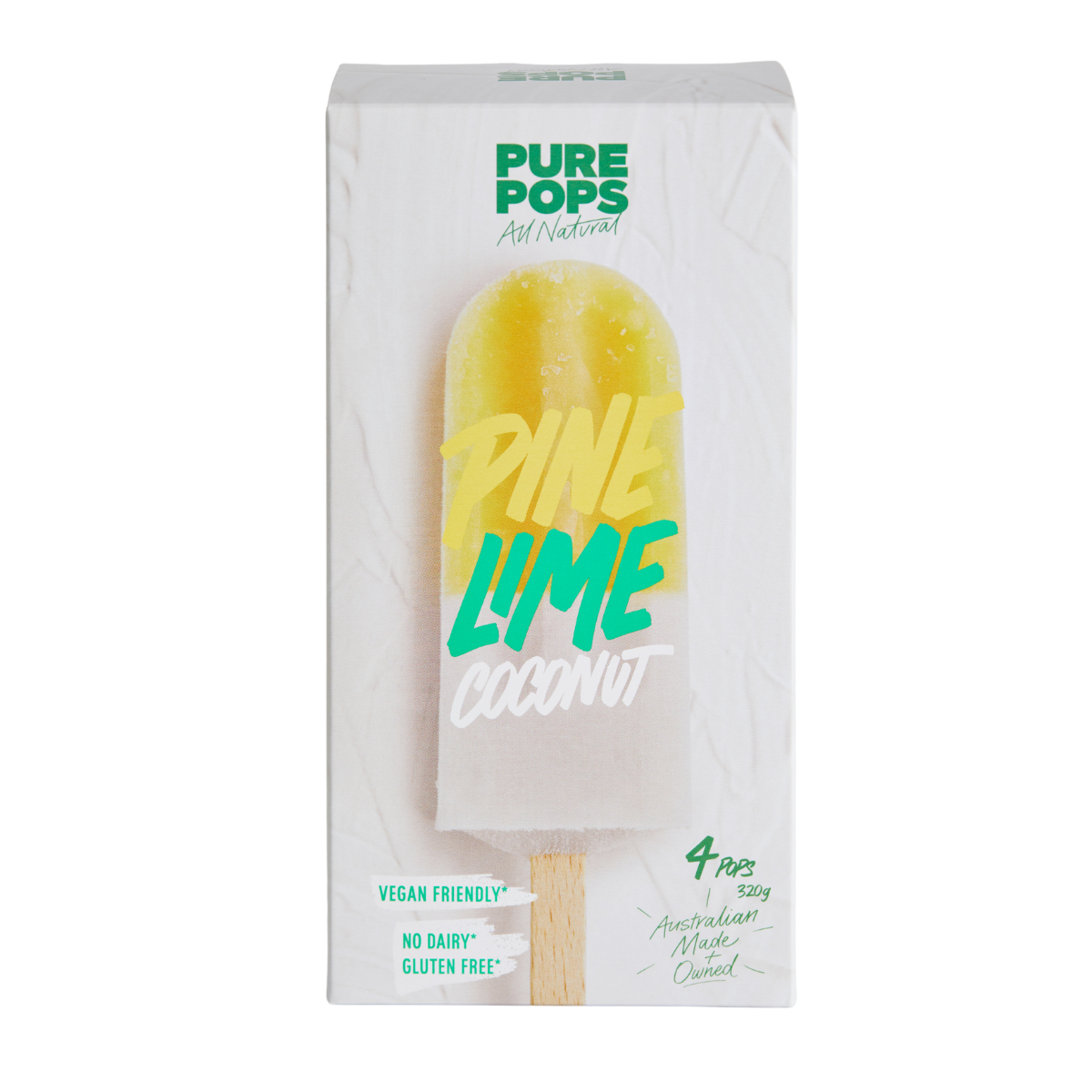 Pine Lime Coconut 4 Pack – Pure Pops